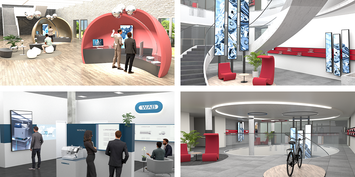 B2B Showroom Designs mit einem Wow-Erlebnis! | commacross