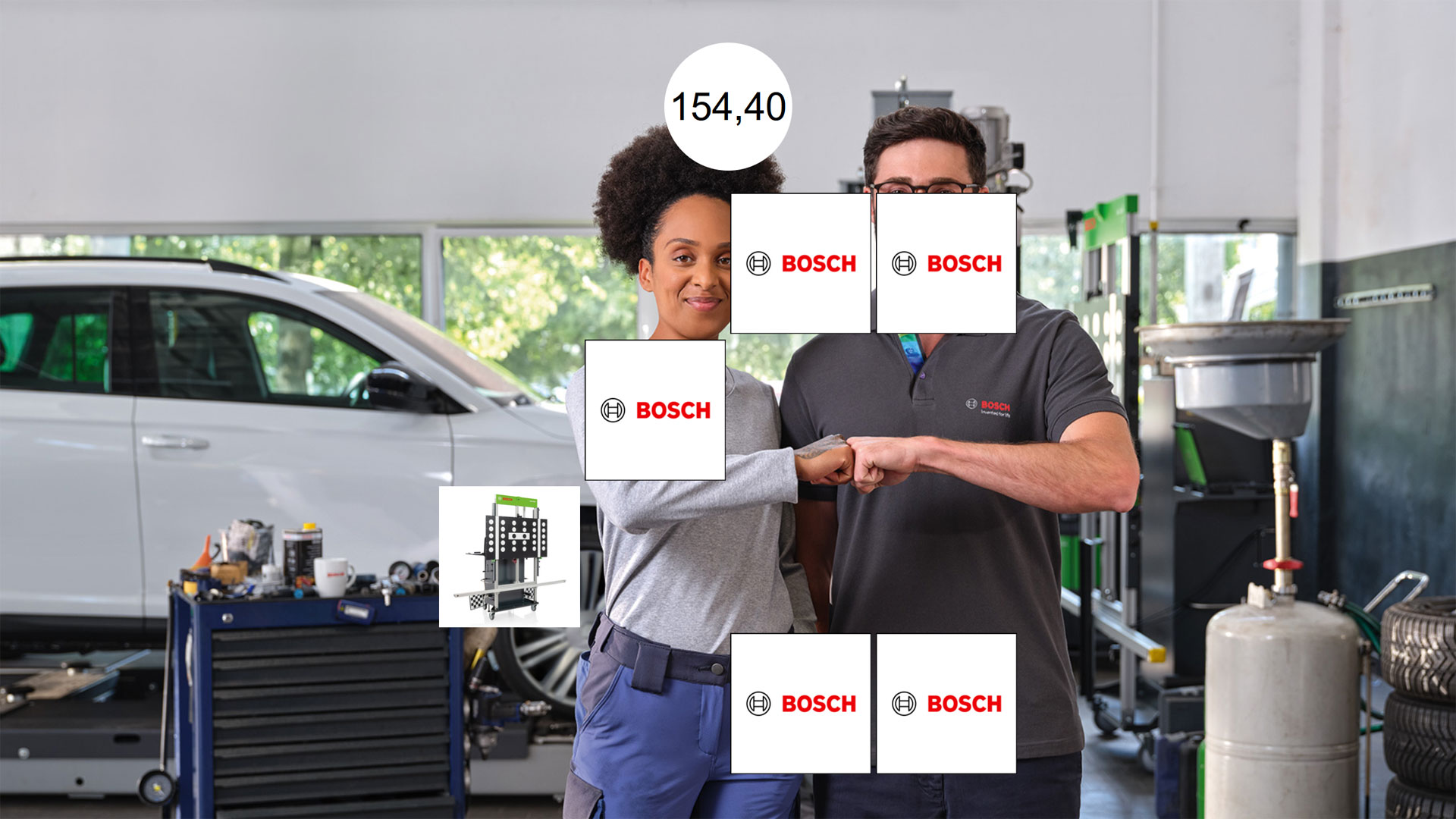 Bosch Messe-Spiel Find & Match für Touchscreen